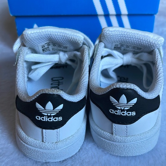 adidas | Shoes | Adidas Unisex Kids Superstar White Low Top Round Toe ...
